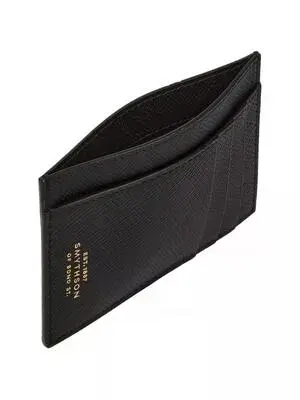 Smythson Large Panama Flat Cardholder - Black