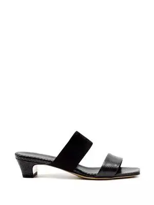 MARA BINI Snakeskin-effect Strap Sandals