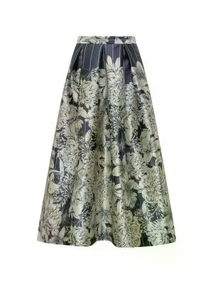 LUNATICA MILANO Floral Print Pleated Skirt