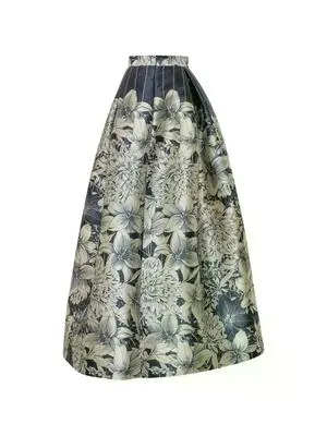 LUNATICA MILANO Floral Print Pleated Skirt