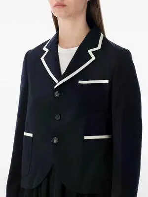 Comme Des Garçons Piped-trim Jacket