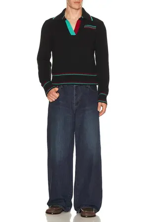 JW Anderson Shrunken Polo Jumper