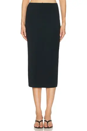 HOUSE OF DAGMAR Stretch Jersey Skirt - Black