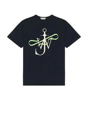 JW Anderson Ribbon Anchor T-shirt - Navy