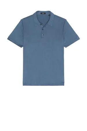 Theory Anemone Milano Bron Polo In Slate - Bering