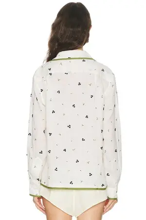 BODE Blackberry Patch Long Sleeve Top
