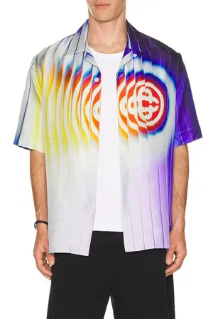 Casablanca Cuban Collar Shirt - Shockwave