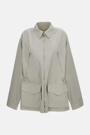 RIER Water-repellent Cotton Field Jacket - Grey