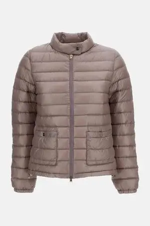 Herno Short Down Jacket With Pockets - Rose