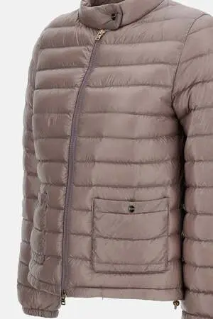 Herno Short Down Jacket With Pockets - Rose