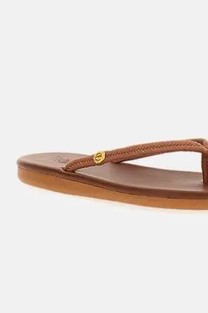 ANCIENT GREEK SANDALS Saionara Rope Flip-flops - Marrone