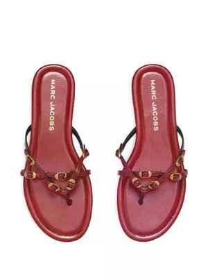 Marc Jacobs The Kiki Leather Sandals - Red