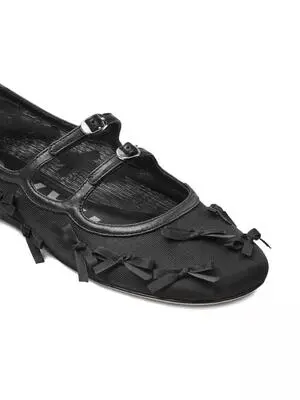 Marc Jacobs Bow-detail Ballet Flats - Black