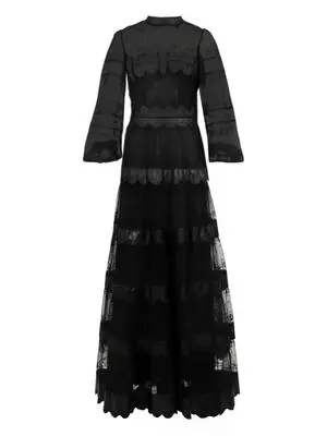 Costarellos Long Sleeve Evening Dresses