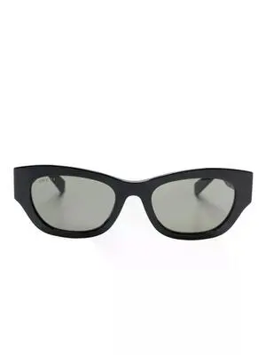 Gucci Double G-plaque Sunglasses - Black