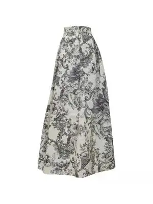 LUNATICA MILANO Toile Print High-waisted Skirt