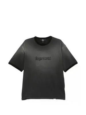 REPRESENT Logo-detail T-shirt - Grey