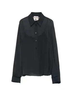 SEMICOUTURE Buttoned Long-sleeve Top