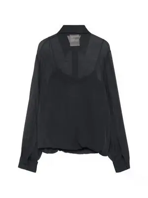 SEMICOUTURE Buttoned Long-sleeve Top