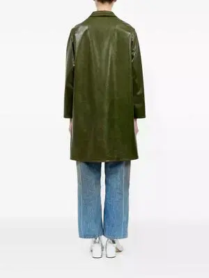 MAISON MARGIELA Buttoned Single-breasted Coat - Green