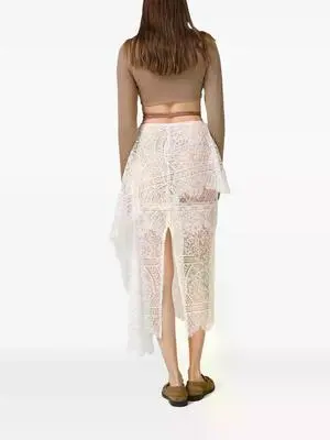 PNK Long-sleeve Cutout-detail Top - Neutrals