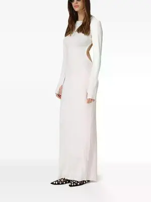 PNK Backless Slit Maxi Dress