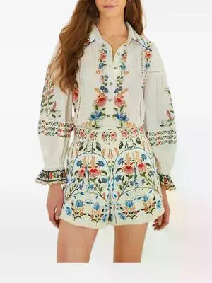 FARM RIO FARM Rio Floral Belted Shorts