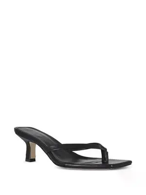 AeydĒ Strappy Thong Sandals - Black
