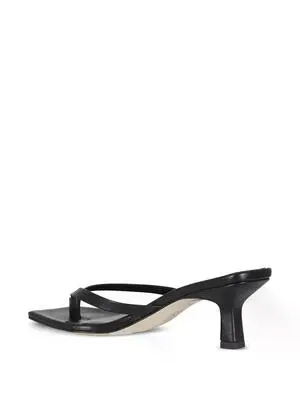 AeydĒ Strappy Thong Sandals - Black