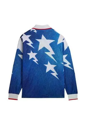 Adidas X Bape Lsl Star Jersey - Blue