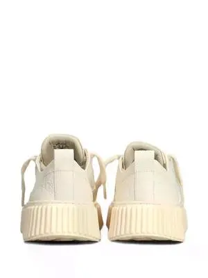 RHUN Leather Flatform Sneakers - Neutrals