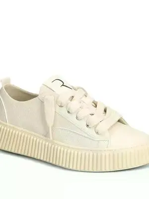RHUN Leather Flatform Sneakers - Neutrals