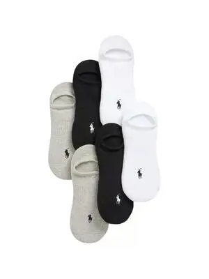Polo Ralph Lauren Logo Low Socks - White