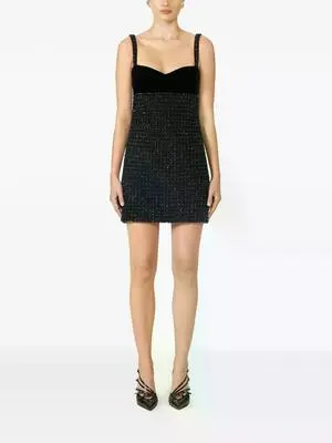 Costarellos Aphra Beaded Mini Dress