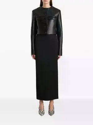Khaite Elongated Pencil Skirt - Black