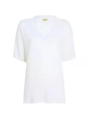 Khaite Textured T-shirts For Women