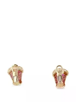 POIRAY 18k Yellow Ruby Earrings