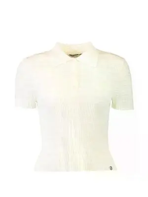 Simkhai Averie Knitted Polo Shirt