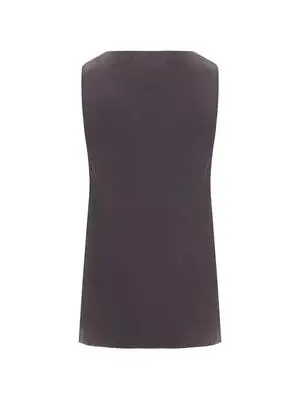 Saint Laurent Sleeveless Silk Top