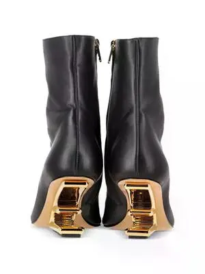 Fendi Leather Ankle Boots