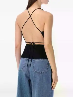 SESSUN Lygia Open-back Top - Black