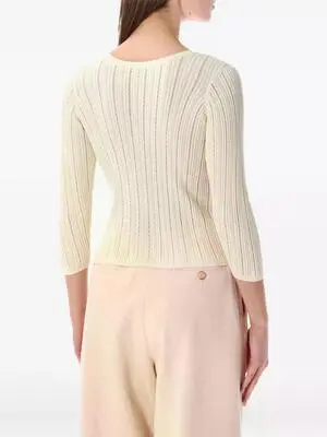 SESSUN Alencar Cut-out Sweater - Neutrals