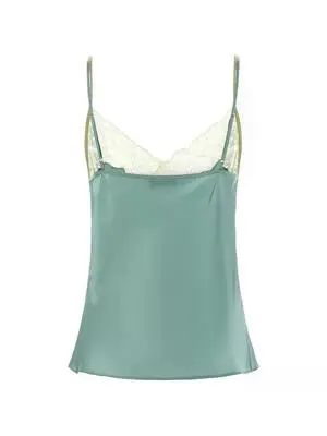 VAILLANT Lace-detail Top - Blue