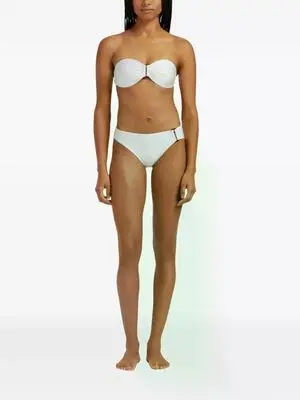 Vilebrequin Ring-detail Bandeau Bikini Top - White