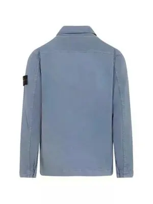 Stone Island Button-pocket Shirt - Blue