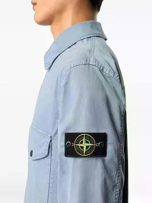 Stone Island Button-pocket Shirt - Blue