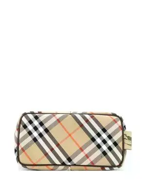 Burberry Vintage Check Canvas Small Hobo Bag