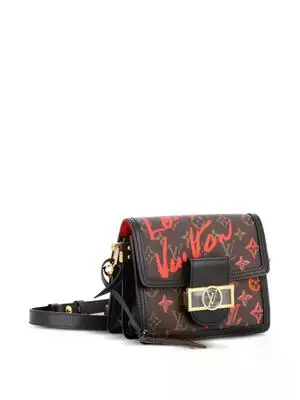 LOUIS VUITTON Dauphine Limited Edition Fall In Love Mini Crossbody Bag - Brown
