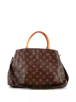 LOUIS VUITTON Montaigne Handbag Monogram Canvas Mm - Brown