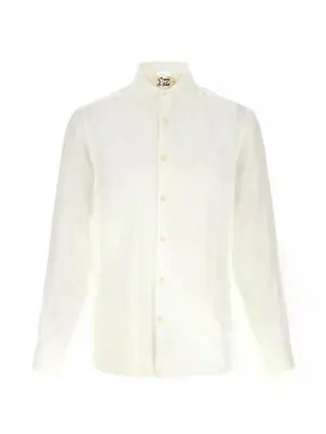 MC2 SAINT BARTH Pointed-collar Shirt - White